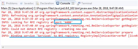 Spring Remote Method Invocation Rmi Server Example