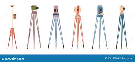 Optical Leveler Thin Line Icon Construction And Optics Concept Vector Graphics Level