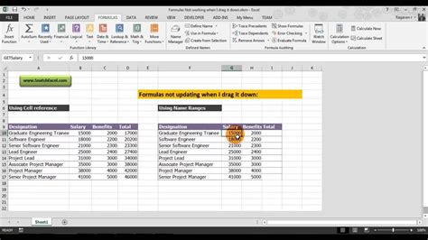 How To Drag Down A Formula In Excel Mark Stevenson S Subtraction Worksheets