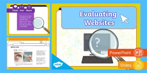 Evaluating Websites PowerPoint Google Slides For 6th 8th