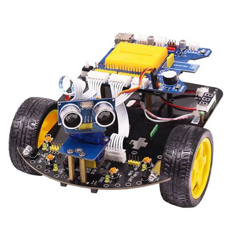 Arduino智能小车scratch3编程机器人mind 智能车循迹避障蓝牙wifi