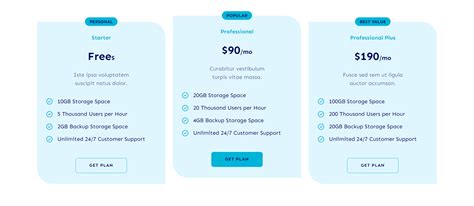 Max Pricing Tables React Js And Next Js Version By Htmlthunder Codecanyon