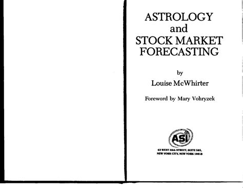 Astrology And Stock Market Forecasting Pdf PDFCOFFEE COM