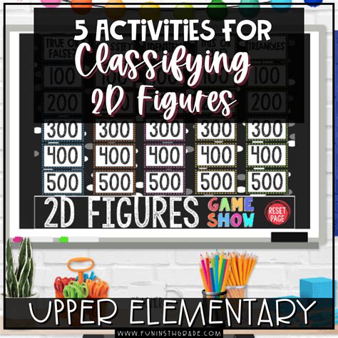 5 Activities For Classifying 2d Figures Fun In 5th Grade And More