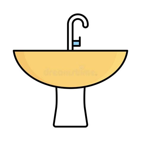 basin outline with fill color vector icon which can easily modify or