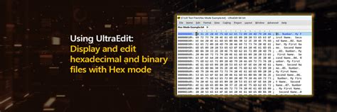 Powerful Hex And Binary Editing With Ultraedit Ultraedit