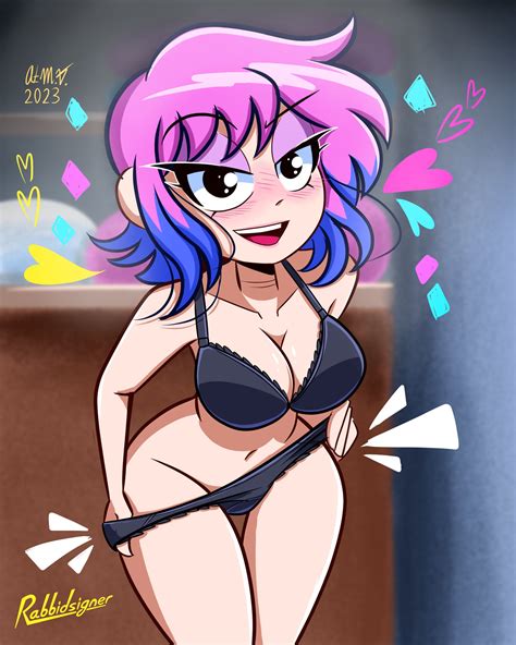 Rule 34 Ass Big Ass Big Thighs Blush Bra Breasts Female Female Only Looking At Viewer Medium