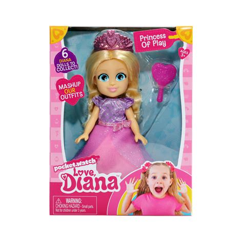 Princess Love Diana 6 Inch Doll For Ages 3