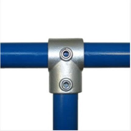 Stub 3 Way Galvanised Ultra Tube Systems Connector For 33 7mm Tube