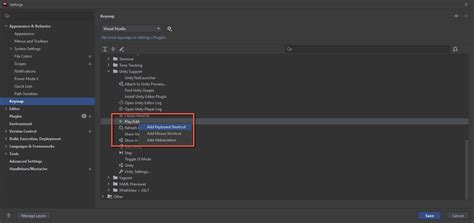 How To Assign Shortcut To Play Button When Using Rider With Unity Stack Overflow