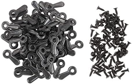 Dophee 100pcs Picture Frame Hardware Backing Clips Metal Turn Button