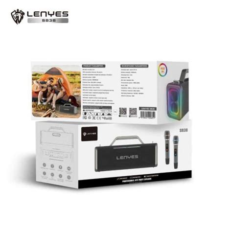 Promo Lenyes S838 Speaker Bluetooth Karaoke With Mic Wireless Heavy