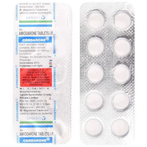 Cordarone Tablet Amiodarone 200 Mg At Rs 19337stripe In Nagpur Id 17972703333