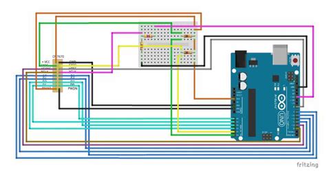 Schéma Câblage Arduino éclairage 5v
