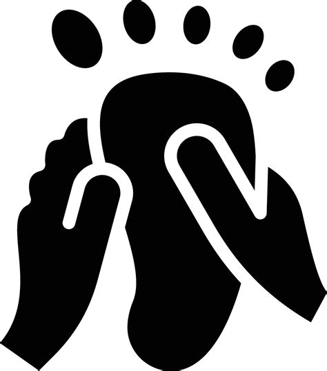 Foot Massage Vector Icon 36562245 Vector Art At Vecteezy
