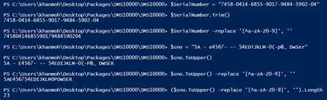 Powershell Script To Format Serial Number With A Certain Length And
