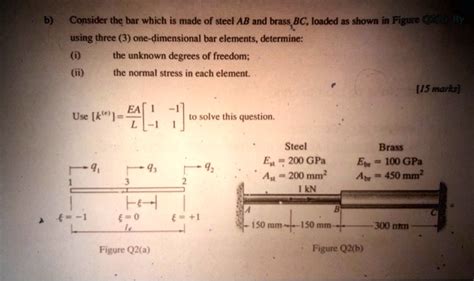 Solved Please Provide Step By Step Solution Finite Element Method B