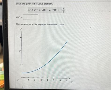 Solved Solve The Given Initial Value Problem