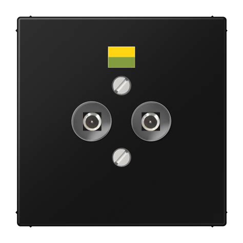 Potential Equalisation Socket Duroplastic Black Ls 965 2 Sw