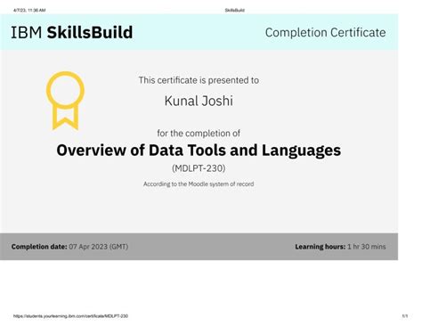 Kunal Joshi On Linkedin Ibm Dataanalysis Certification