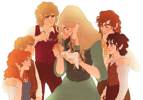 Привет Эланор Роза Сэм Мерри Эовин Эланор Пипин Фродо The Hobbit Hobbit Art Lotr Art