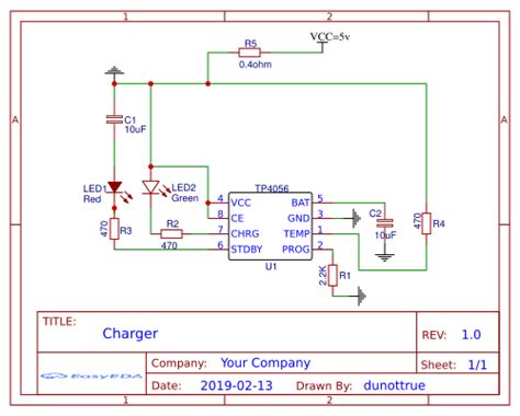 Tp4056 Charger Platform For Creating And Sharing Projects Oshwlab