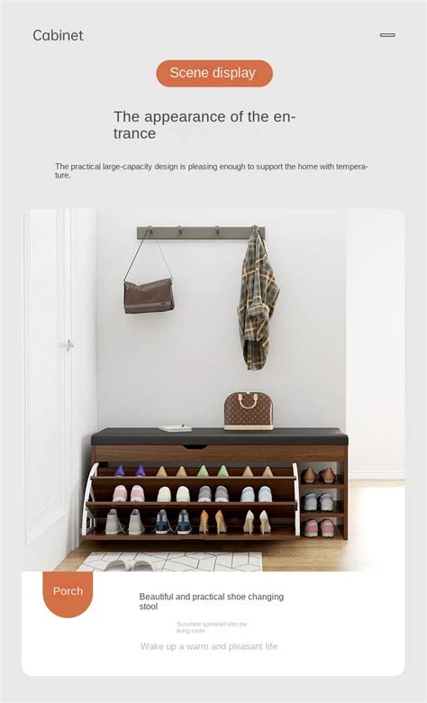 Шкафчик для хранения обуви в скандинавском стиле Aliexpress