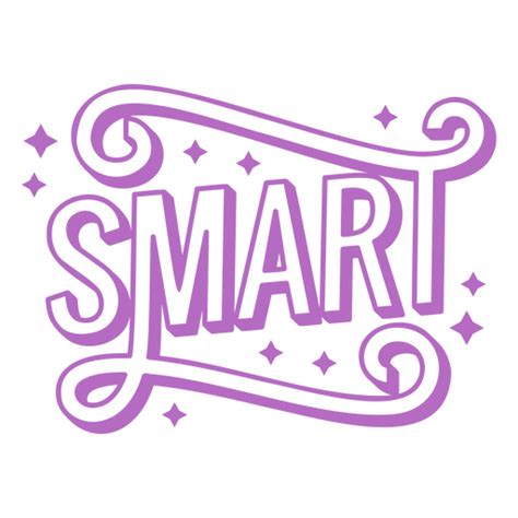 Smart Word Sentiment Stroke Png And Svg Design For T Shirts