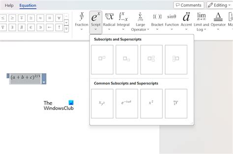 How To Type Exponents In Microsoft Word