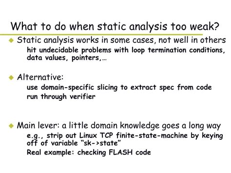 ppt using system specific compiler extensions to find errors in systems code powerpoint