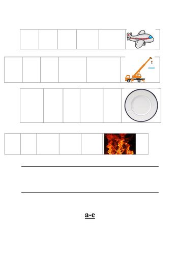 Set Of Phase 5 Phoneme Frames With Pictures Teaching Resources
