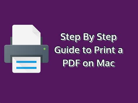Step By Step Guide To Print A PDF On Mac Print Test Page