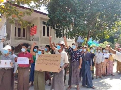 Nld အစွန်းရောက် Pdf အကြမ်းဖက်သမားများ၏ လူမဆန်သော ရက်စက်ယုတ်မာမှုများအပေါ် တမူးမြို့တွင် ကန့်ကွက