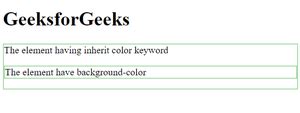 CSS Color Keywords GeeksforGeeks