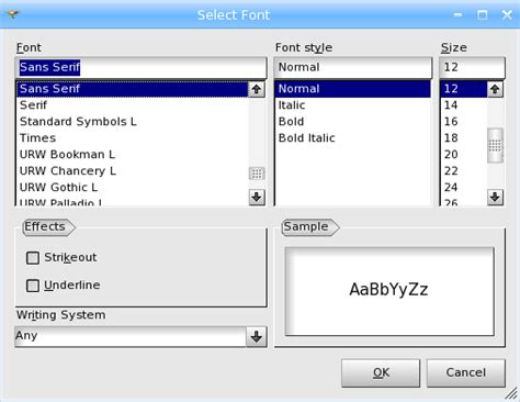 Select Color And Font GUI Documentation