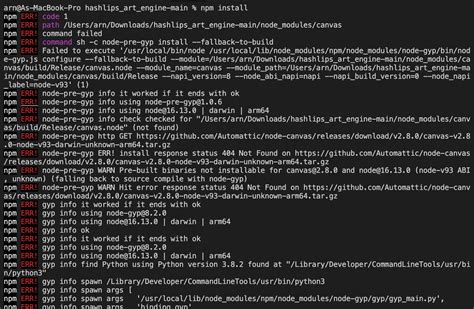 Npm Install Error · Issue 3608 · Nodejshelp · Github