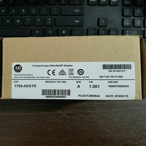 Neues CompactLogix Ethernet IP Adaptermodul AENTR Im Karton AENTR