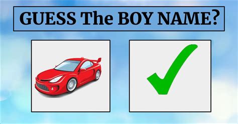 Guess The Boys Name By Emoji Challenge Trivia Quiz