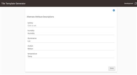 [beta] Tile Template Generator 🚧 Developers Hubitat