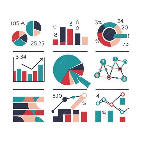 Premium Vector A Diagram Of Graphs And Charts With The Word Graph On It