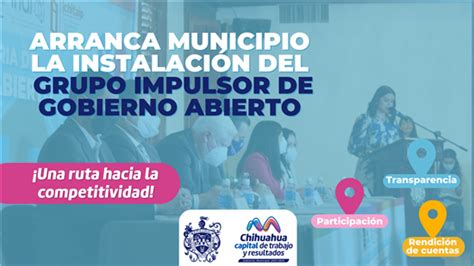 Trabaja Municipio En Instalación Del Grupo Impulsor De Gobierno Abierto