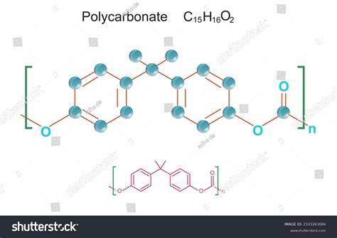 Structure Polycarbonate Illustration On White Background Stock