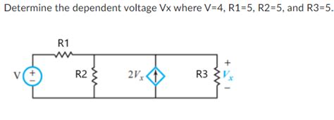 Solved For The Circuit Shown Below Determine The Equivalent
