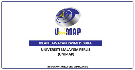 Permohonan Jawatan Kosong Universiti Malaysia Perlis Unimap • Portal