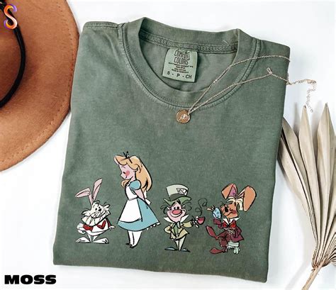 Alice In Wonderland T Shirt Disney Alice Shirt Disneyland Vacation