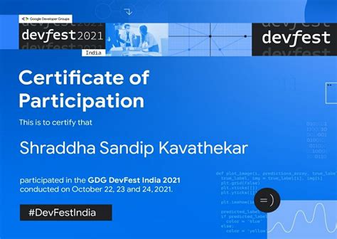 Shraddha Kavathekar On Linkedin Devfest2021 Developer Devfestindia