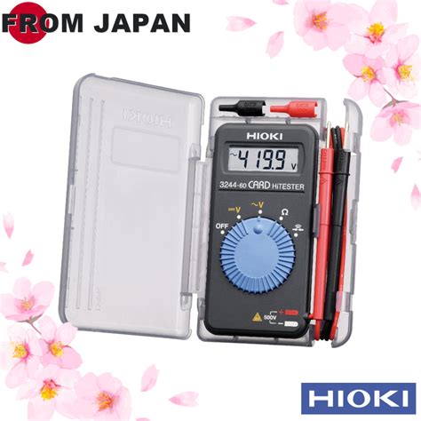 Hioki 3244 60 Digital Multimeter Dmm Voltage Resistance Continuity