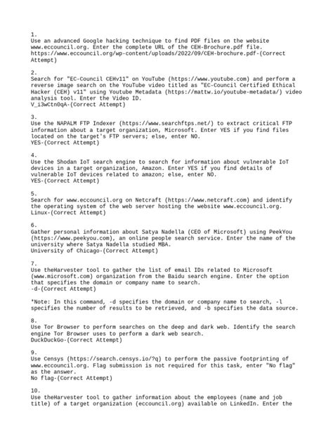 Ceh Module 2 Lab Pdf Domain Name System Domain Name