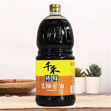 千禾酱油1 8L四川正宗厨房调料商用家特鲜酿造生抽旗舰店官网正品