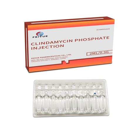 Inyección De Fosfato De Clindamicina Gmp China Sepsis Endocarditis Infecciosa Artritis Trauma